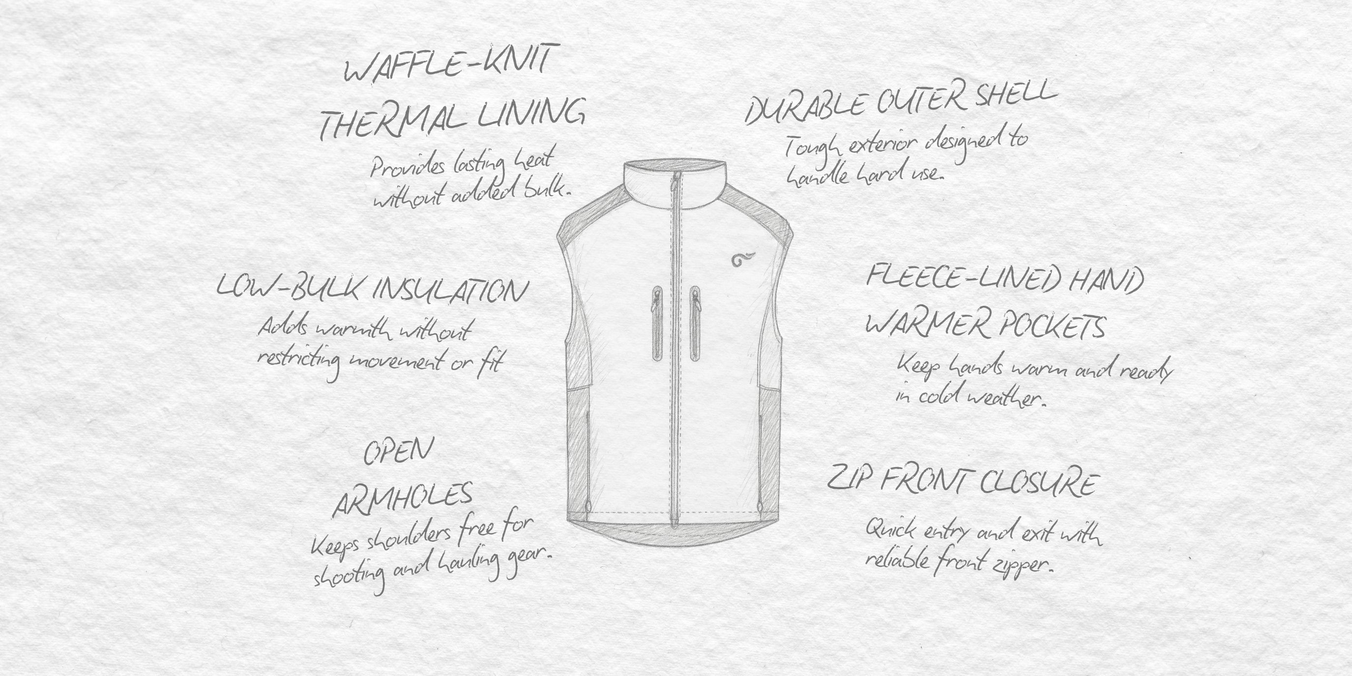 Insulated Field Vest Floodline™ – RosCo Outdoors